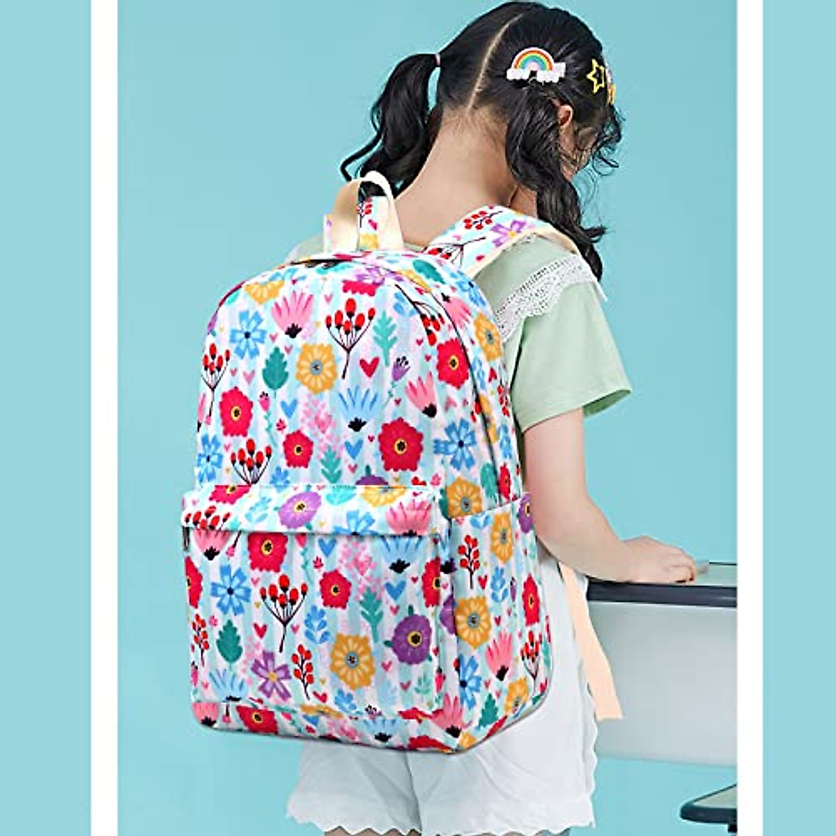 CAMTOP Preschool Backpack for Kids Girls Small Backpack Purse Kindergarten School Bookbags for Toddler Travel