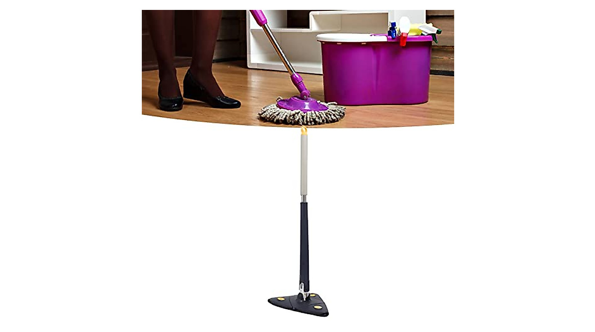 360° Extendable Triangle Mop for Effortless Cleaning