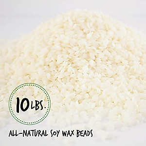 American Soy Organics Millennium Wax - 10 lb Bag of Natural Soy Wax for Candle Making