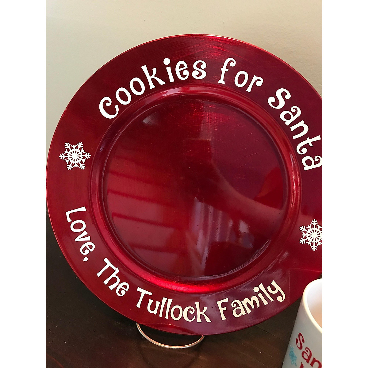 Personalized Cookies For Santa Plate and Mug Set