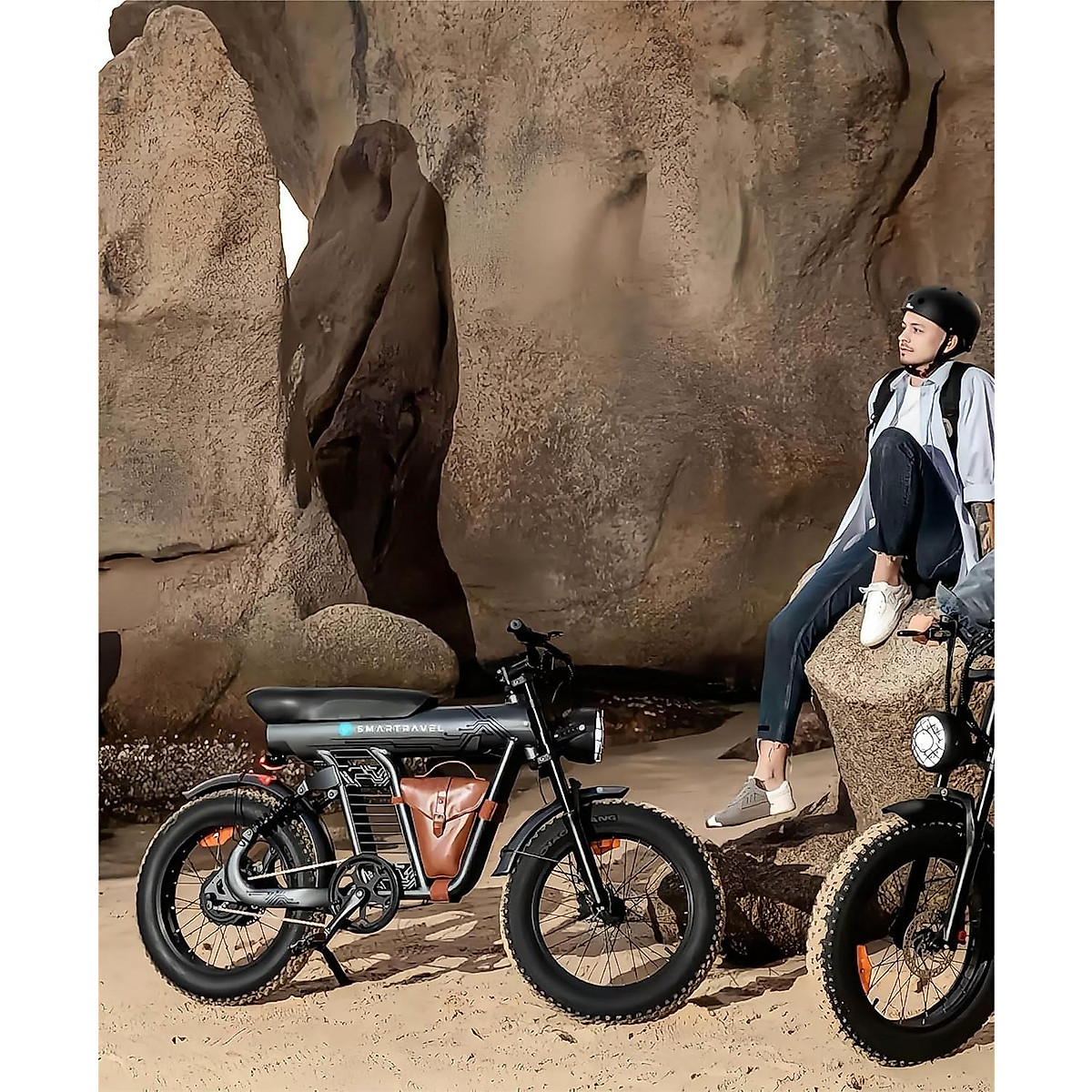 SMARTRAVEL Electric Bike for Adults,Ebike with 1200W Brushless Motor,23.2Ah Battery,UL&GCC Certification,20”x4.0 Fat Tire,32MPH Commuter Electric Bicycle,with Front/Rear Turn Signals