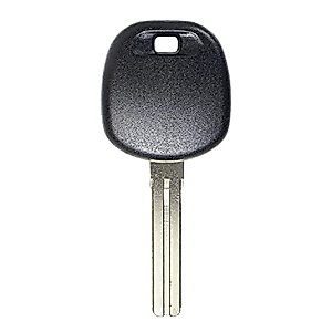 AKS Keys New Uncut Transponder key Compatible with Toyota Scion 4D74 "H" TOY48H-PT