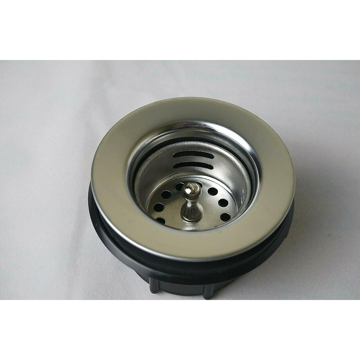 APEX RV Removable Sink Drain Assembly fits 2-2 1/2 Inch Sink Opening Diameter for 1 1/2 Inch Pipe Diameter with Stainless Steel Strainer for RV, Camper, Trailer, Marine Vessel, and Cabin.