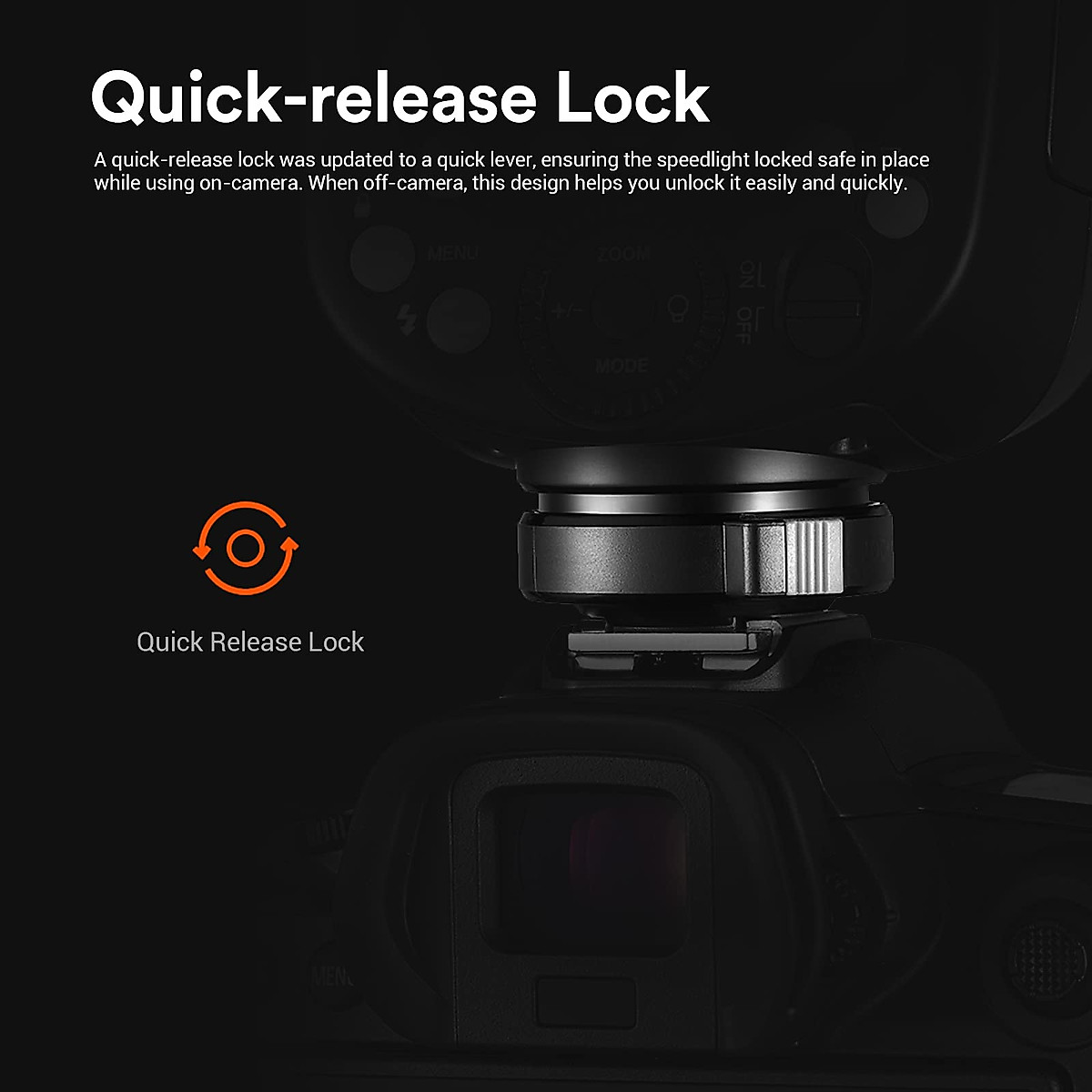 Godox V860III V860III-S TTL Flash for Sony, 2.4G 1/8000S HSS Flash Speedlite, 7.2V/2600mAh Li-ion Battery, 10 Levels LED Modeling Light, Speedlight Compatible for Sony Camera