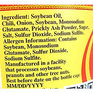 Lao Gan Ma Spicy Chili Crisp Hot Sauce Family/Restaurant Size 24.69 Oz.(700 g.)