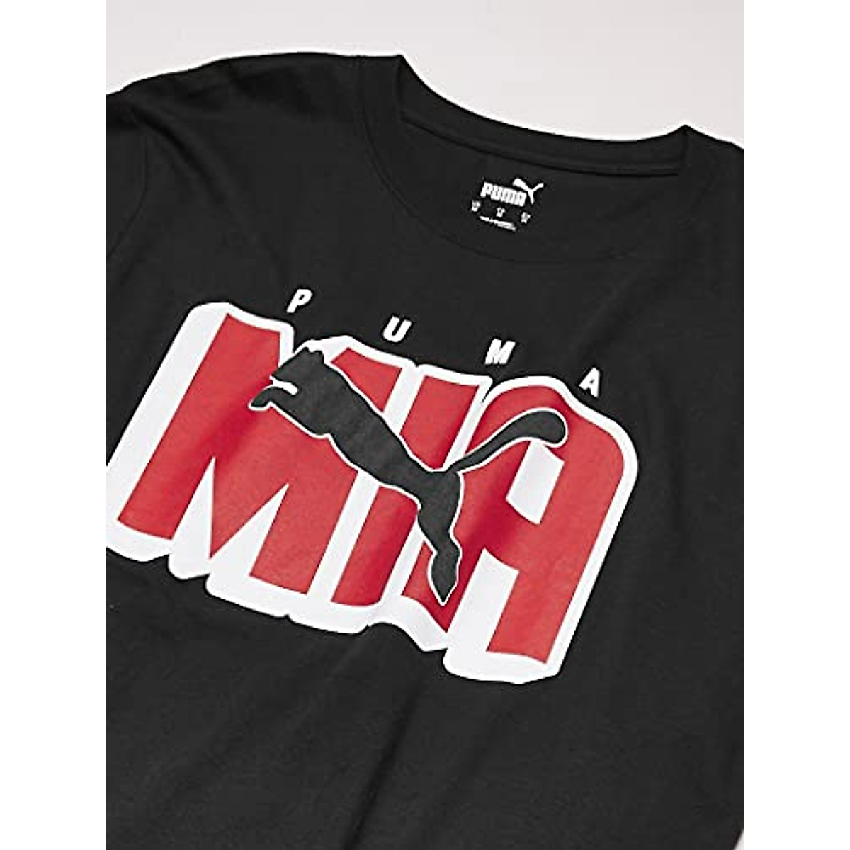 PUMA Men's City Attack Tee, Black/HRR/White, XL