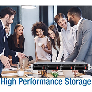 BUFFALO TeraStation 5420RN Rackmount NAS 32TB (4x8TB) with HDD NAS Hard Drives Included 10GbE / 4 Bay/RAID/iSCSI/NAS/Storage Server/NAS Server/NAS Storage/Network Storage/File Server