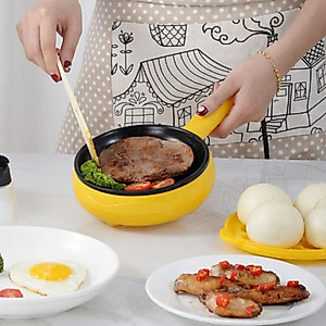 DHTDVD Frying Pan Pancake Griddle Cooking Pan Omelet Pan Non-Stick Saucepan Stainless Steel Electric Omelette Pan