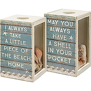 Primitives by Kathy May You Always Have A Shell In Your Pocket I Always Take A Little Piece Of The Beach Home Home Décor Shell Holder