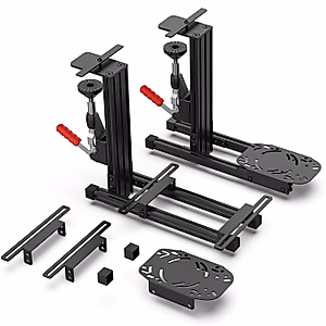 JUYEER 2 Set Universal Desk Mount Compatible with Logitech X52/X52 Pro/X56/X56 Rhino/Warthog A10C&Throttle/Winwing Orion/T.16000M FCS/TCA Officer Pack Airbus/VKB Gunfighter MKIII