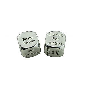 24 Year Anniversary Metal Date Night Dice - Create a Unique 24th Anniversary Date Night
