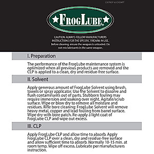FrogLube Clamshell Pack System Kit (1 oz Solvent/1.5 oz Extreme Liquid), Green, One Size, Model: 15207