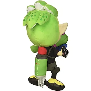 Little Buddy Splatoon 2 Series Inkling Boy Neon Green Plush, 10", Multi-Colored