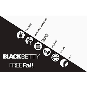 13 FISHING - Freefall Carbon - Trick Shop Edition 2022 - Inline Ice Fishing Reel - 2.5:1 Gear Ratio - Right Hand Retrieve - BBCFFTS222.5-RH