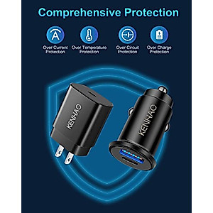 Galaxy S23 S22 S21 Super Fast Charger Type C, 25W PD USB C Wall Charger Fast Charging Block/Car Charger for Samsung Galaxy S23/S23 Ultra/S23+/S22/S21/S20/Plus/5G/FE, Note 20/10, 2X 3FT USB-C Cable