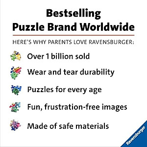 Ravensburger Railway Station Jigsaw Puzzle - Unique 60-Piece Puzzle for Kids, Anti-Glare Surface | FSC-Certified Materials | Great for Developing Skills & Creativity