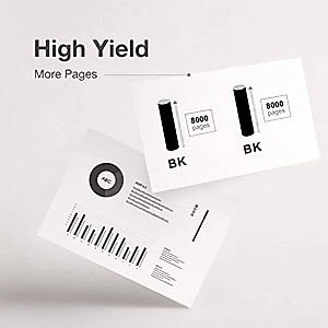 LEMERO TN850 Compatible Toner Cartridge Replacement for Brother TN 850 TN-850 TN820 high Yield for Brother MFC-L5850DW HL-L6200dw HL-L6200dwt MFC-L5700DW HL-L5000D MFC-L5800DW Printer (2 Black)