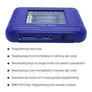 Sbb Pro2 V48.99 Key Programmer Supports G Chip Without Token Limit Multi-Language Car Key Programmer with CD Scanner