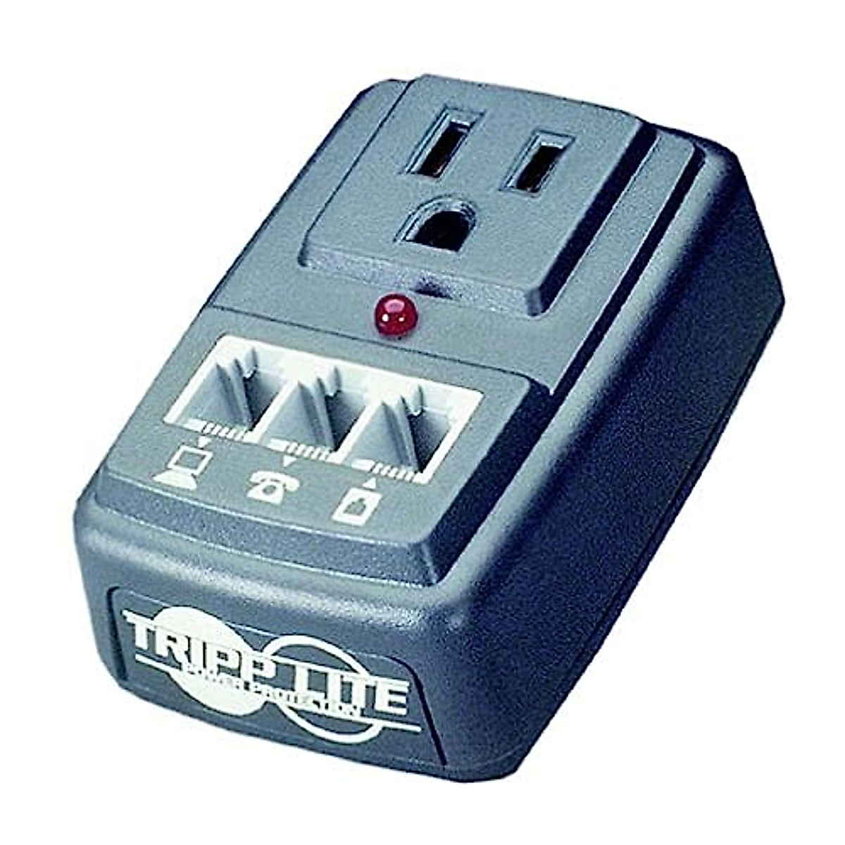 Tripp Lite 1-Outlet No-Cord SMP Wallmount Notebook Surge Suppressor with Phone Cord
