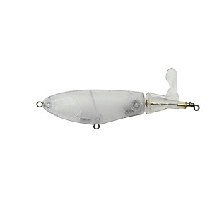 Free Eye 5pcs Unpainted Plopper Bait Fishing unpainted Lure Body 105mm 14.57g Clear Hard Blank Lures PL2