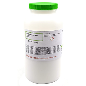 ALDON Innovating Science Laboratory-Grade Calcium Acetate Monohydrate, 500g - The Curated Chemical Collection