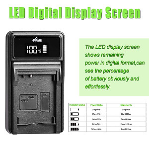 Pickle Power NB-5L Battery and LED USB Charger for Canon PowerShot S100, S110, SD700 is, SD790 is, SD800 is, SD850 is, SD870 is, SD880 is, SD890 is, SD900 is, SD950 is, SD970 is, SD990 is