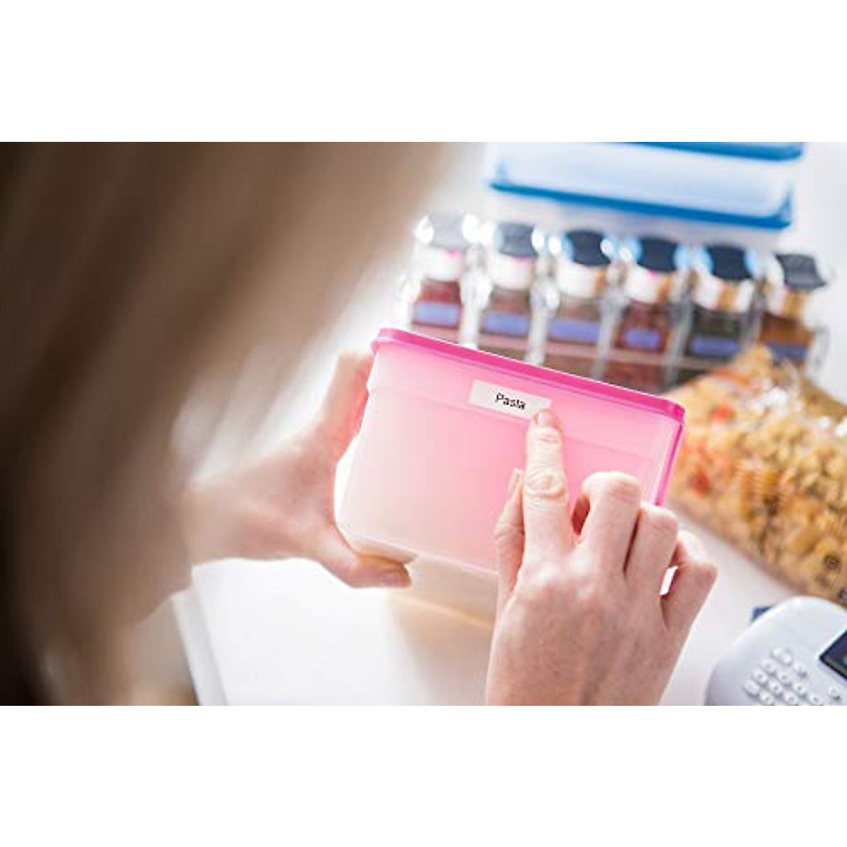 Brother M-K231BZ Labelling Tape Cassette, Black on White, 12 mm (W) x 8 m (L), Brother Genuine Supplies