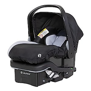 Baby Trend EZ-Lift 35 Plus Ergonomic Lightweight FAA Approved Rear-Facing Infant Car Seat with Multi-Position Base and Cozy Cover, Stormy