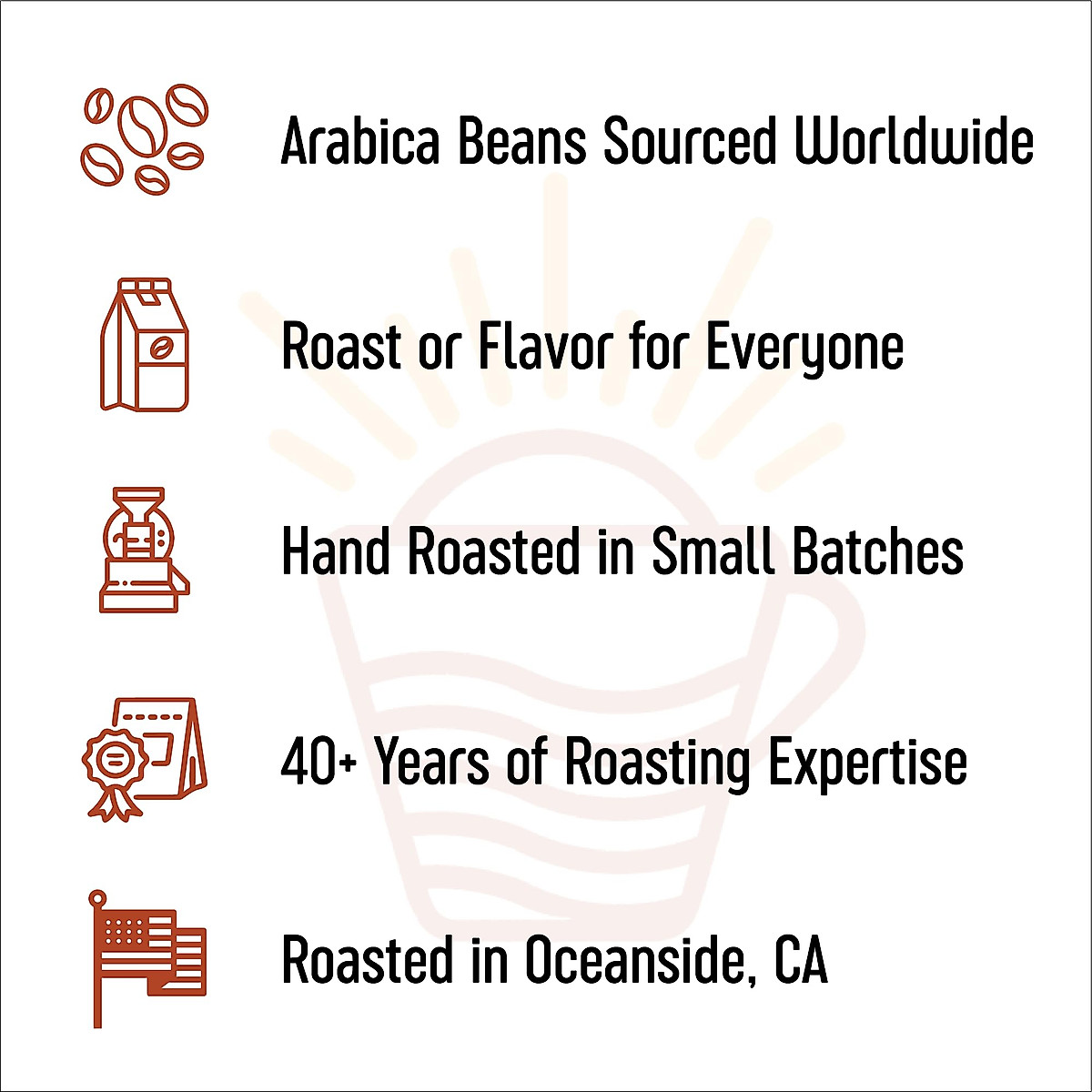 San Diego Coffee Island Blend, Medium Roast, Whole Bean Coffee, 5-Pound Bag Café en grano tostado