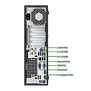 HP 600 G2 SFF Computer Desktop PC, Intel Core i5-6500 3.2GHz Processor, 16GB Ram, 512GB M.2 SSD,Wireless Keyboard & Mouse, WiFi | Bluetooth, HP Dual 23.8-inch LCD Monitor, Windows 10 Pro (Renewed)