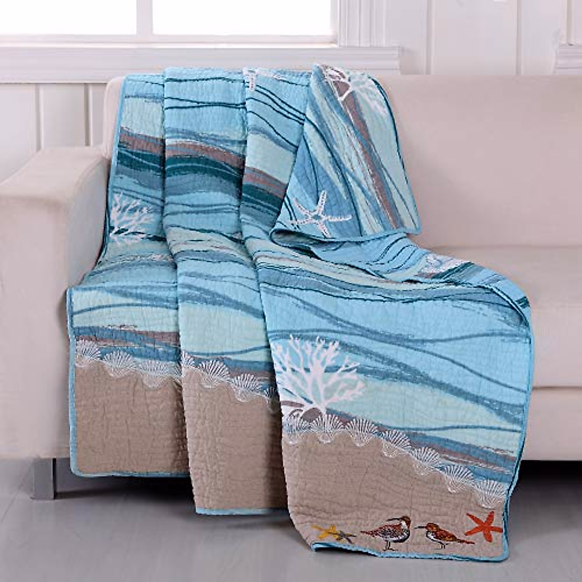 Greenland Home Maui Throw Blanket