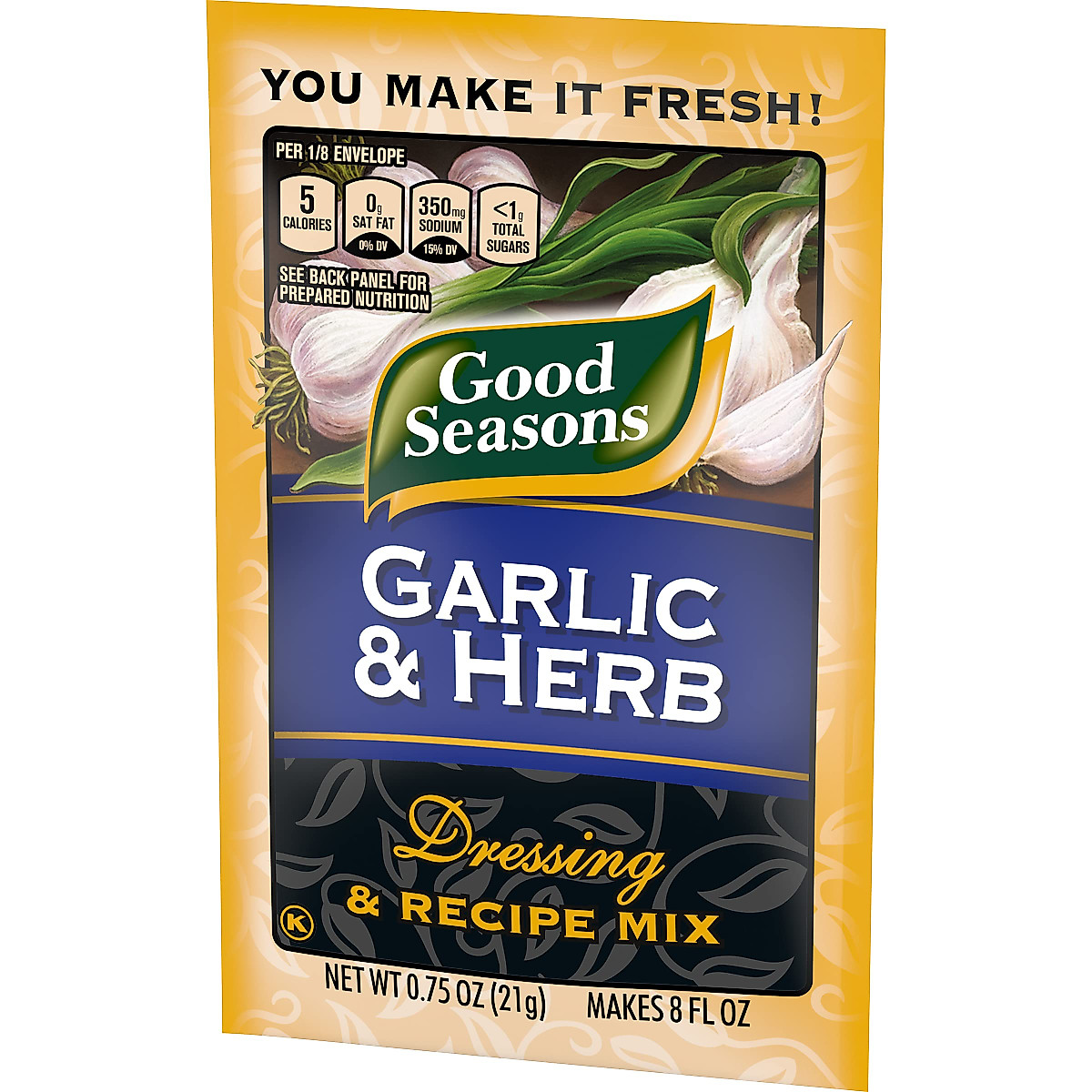 Good Seasons Garlic & Herb Dressing & Recipe Mix, 0.75 OZ