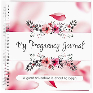 Unconditional ROSIE Pregnancy Journal & Baby Memory Book with Stickers - Planner for First Time Moms - 2022