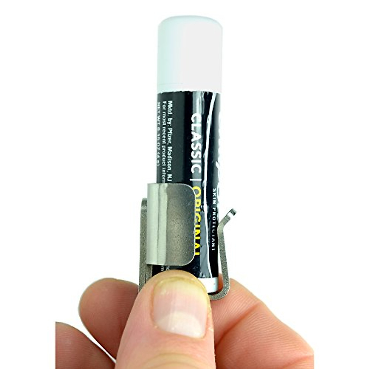 Screwpop Chapstick Holder Keychain and Carabiner Attachment Compact Pocket Multi-Tool with Bottle Opener Stainless Steel Construction