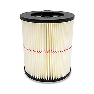 9-17816 Filter for Craftsman Shop Vac Filter 17816 Replacement Red - Stripe Filter 9-17816 Wet/Dry Air Filter Replacement Part fit 5 Gallon & Larger Vacuum Cleaner 917816 Cartridge Filter