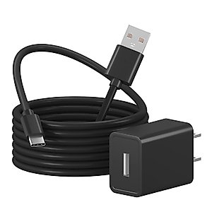 Charger Made for Fire HD7 8 10,Fire Max 11 Tablet,Fast Charging with 6.6Ft Type-C Micro USB Cable for Charging All-New Fire HD 6 7 8 10/Fire HD7 8 10Plus Tablet/Kids Pro Kids Edition/E-Reader