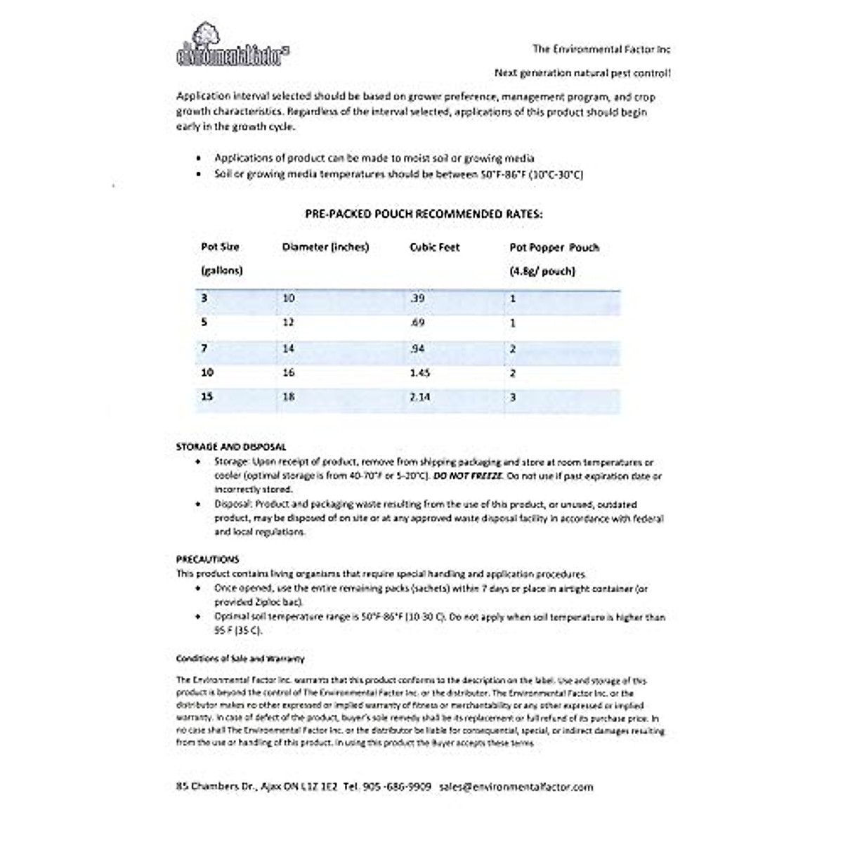 Nema Globe Nematodes Organic Insect Control Pot Popper, Controls Fungus Gnats, 8 Infusion Bio-Pouches per Popper (8 Million Nematodes) – No Refrigeration Required