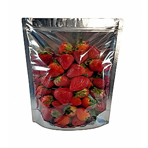 SARKA 30 Food Storage 1 Gallon Mylar Bags- Long Term and Extra Thick Baggies- Resealable Food, Jewelry, Accessories Bags- 14"L x 10"W x 2"H