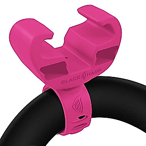 Black Harp Pink Phone Holder for Peloton Bike - Peloton Accessories for Women - Silicone Peloton Phone Holder Compabitle with iPhone and Other Smartphones