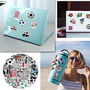 200PCS Sports Stickers Ball Stickers Basketball Baseball Volleyball Soccer Stickers Kids Teens Waterproof Vinyl Stickers for Water Bottles Wall Scrapbooking Laptop Sport Theme Decorations