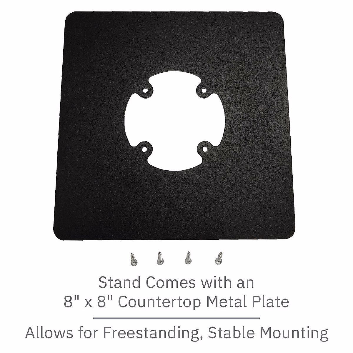 Dejavoo P5 Low Profile Freestanding Swivel and Tilt Stand with Square Plate