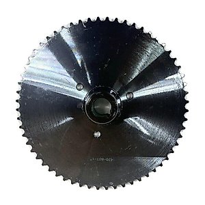 60 Tooth 1" Bore Live Axle Hub Sprocket 40/41/420 Chain 1/4" Keyway for Go Kart