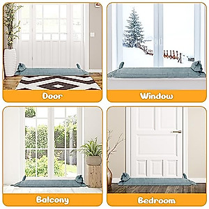 NABOWAN Under Door Draft Stopper 36 inch - Adorable Cat Heavy Duty Under Door Draft Blocker for Door & Window, Animal Draft Stoppers for Bottom of Door