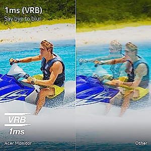 Acer SB242Y Hbi 23.8" Full HD (1920 x 1080) Zero-Frame Gaming Office Monitor | AMD FreeSync Technology | Ultra-Thin Stylish Design | 100Hz | 1ms (VRB) | Low Blue Light | Tilt | HDMI & VGA Ports