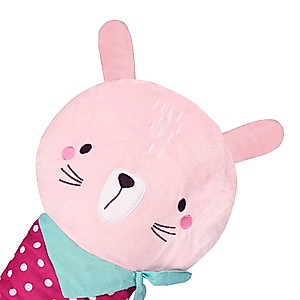 ITODA Cute Cartoon Car Seat Belt Cover Pads, Shoulder Seatbelt Safety Strap Wrap Cushion Universal Backpack Stroller Airplane Soft Pillow Travel Neck Protector for Adults and Children