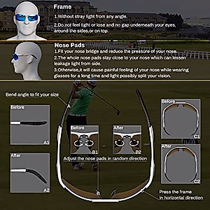 ROCKNIGHT HD Driving Polarized Sunglasses Men UV Protection Mirrored Golf Fishing Outdoor