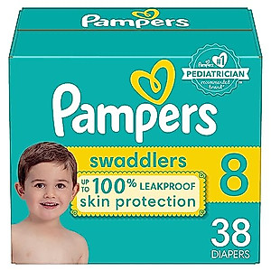 Pampers Swaddlers Diapers Size 8 38 Count