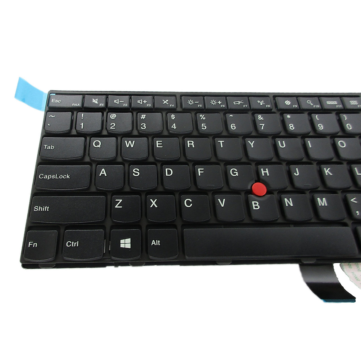 SUNMALL New Laptop Keyboard Replacement with (Frame and Pointer) Compatible with IBM Lenovo ThinkPad Edge E531 W540 W541 W550 W550S T540 T540P T550 Series Fit P/N 0C45254 04Y2465 no Backlit