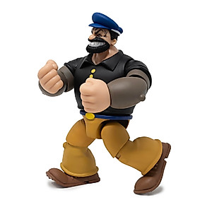 Boss Fight Studio Bluto Popeye The Sailor Man Classics Wave 1 Collectible Action Figure – Highly Articulated Figurine with Accessories Including Alternate Hands and Removable Hat - 1:12