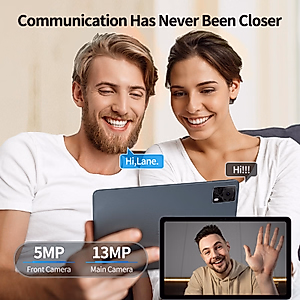 DOOGEE T20S Tablet, 2K Vivid 10.4" Android 13 Tablets, 15GB+128GB Octa-Core Gaming Tablet, 7500mAh, 13+5MP Camera, Hi-Res Stereo Speakers, TÜV Low Bluelight Tablet, Split Screen - Bluetooth & WiFi